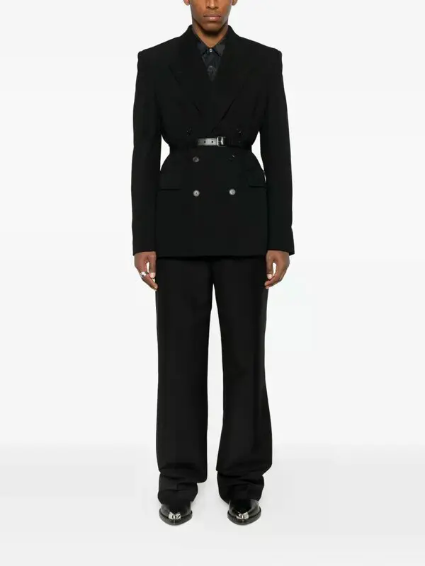 Alexander McQueen Buckle-fastening Straight Leg Trousers