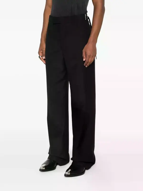Alexander McQueen Buckle-fastening Straight Leg Trousers