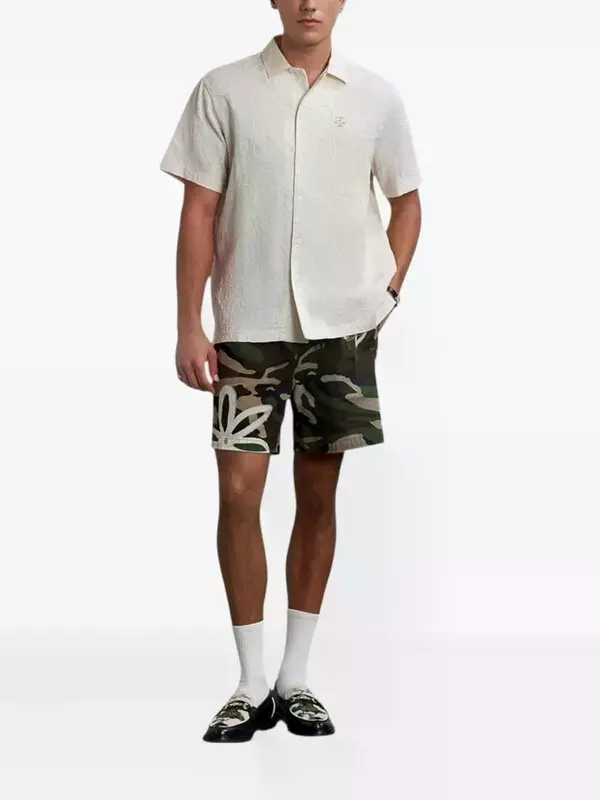 Filling Pieces Camouflage-pattern Shorts