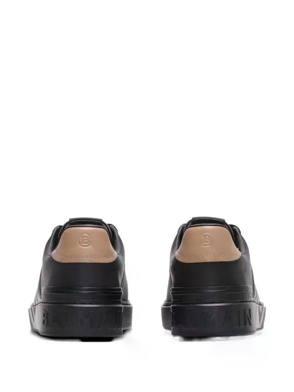 Balmain B-court Logo-detail Sneakers - Black