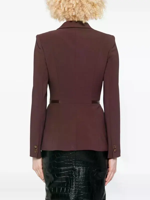 Elisabetta Franchi Double-breasted Zip-detail Jacket