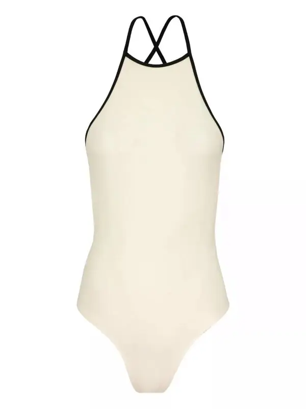 LENNY NIEMEYER High-neck One-piece Swimsuit - White