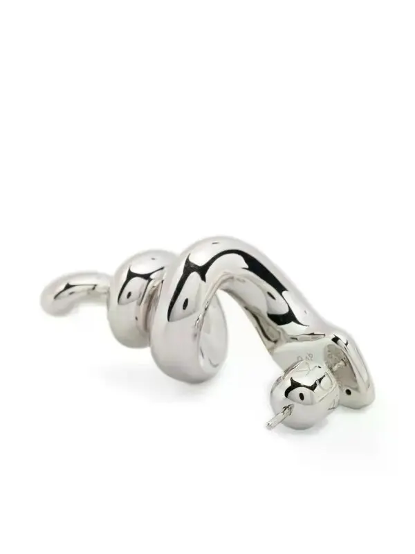 MARIA BLACK Coil Spiral Earrings - Silver