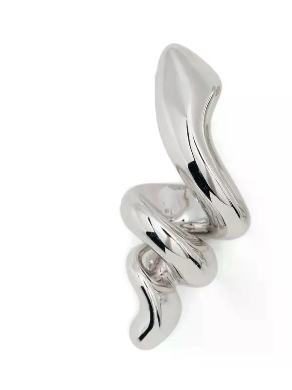 MARIA BLACK Coil Spiral Earrings - Silver