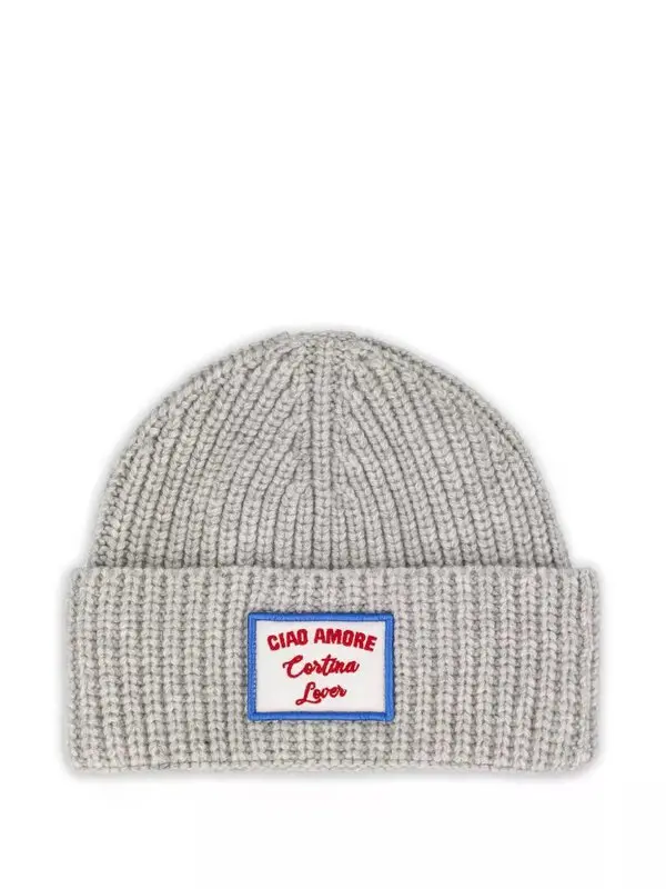 Giada Benincasa Ribbed-knit Beanie - Grey