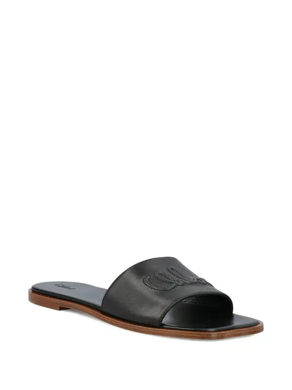 Chloé Logo-embellished Flat Sandals