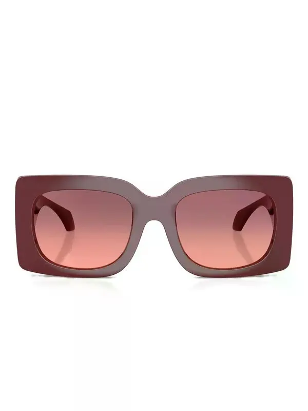 Versace Square-frame Sunglasses - Red
