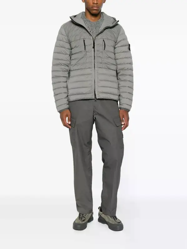 Stone Island Hooded Quilted Jacket