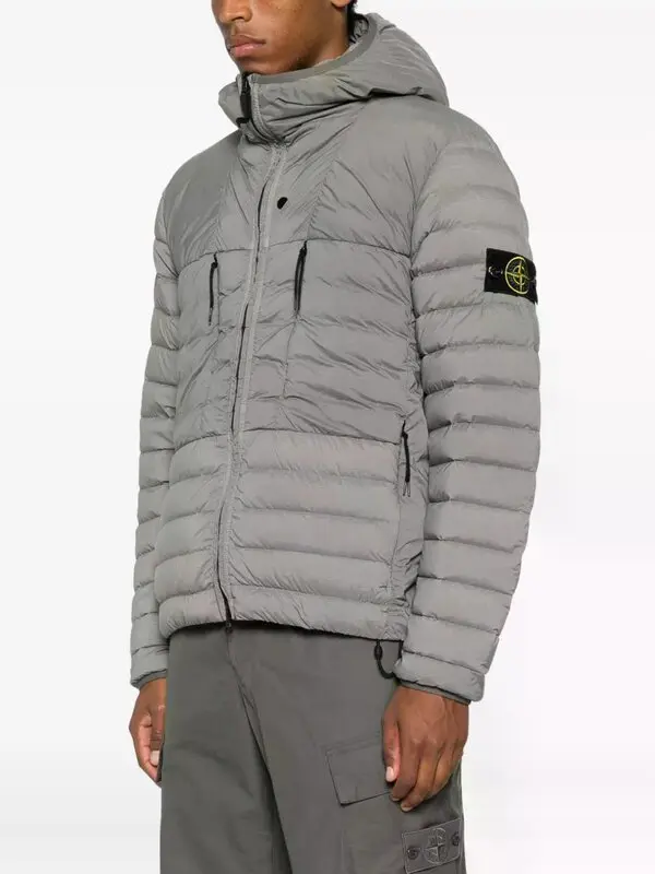 Stone Island Hooded Quilted Jacket