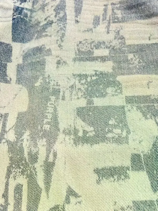 PURPLE BRAND Paint-effect Denim Shorts