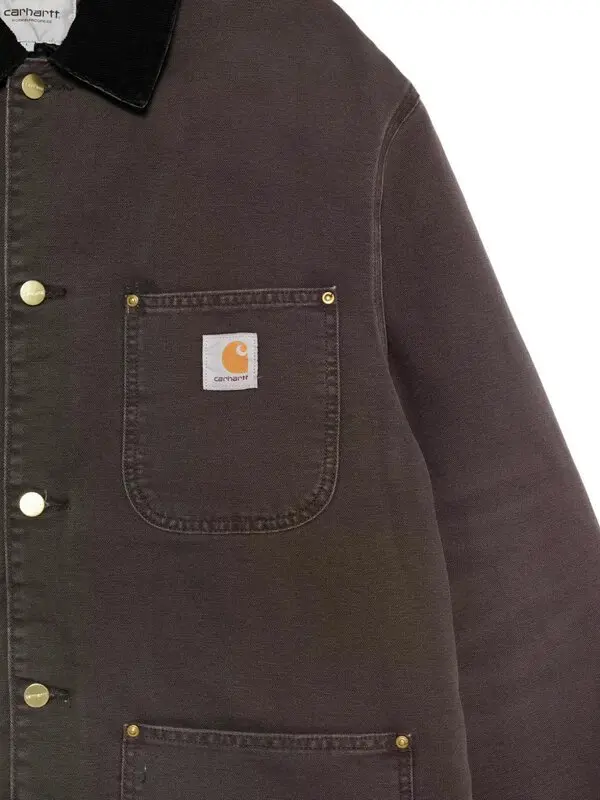 Carhartt Work In Progress Corduroy-collar Chore Coat
