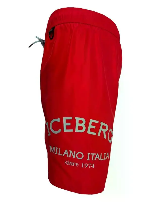 Iceberg Logo-plaque Swim Shorts
