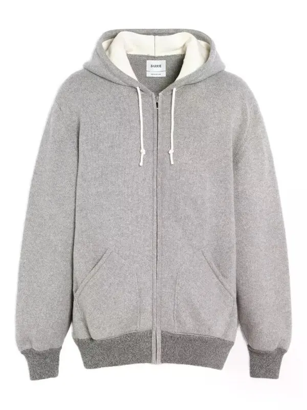 BARRIE Hooded Zip-up Sweater
