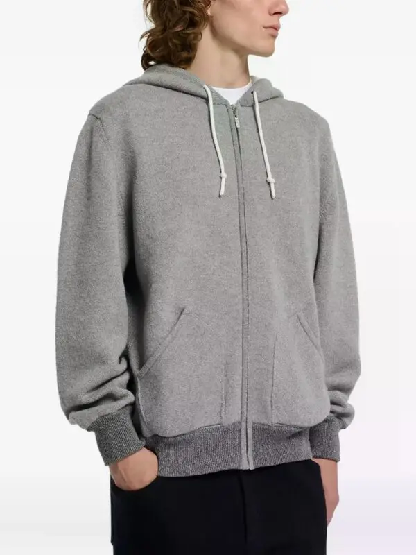BARRIE Hooded Zip-up Sweater