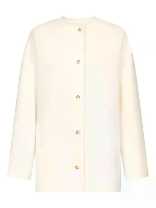 Loulou De Saison Draped Coat - White