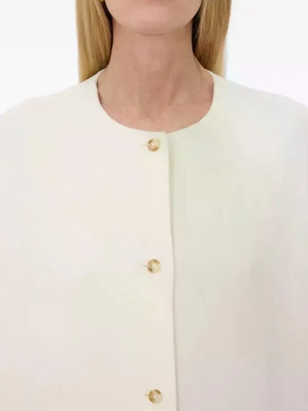 Loulou De Saison Draped Coat - White