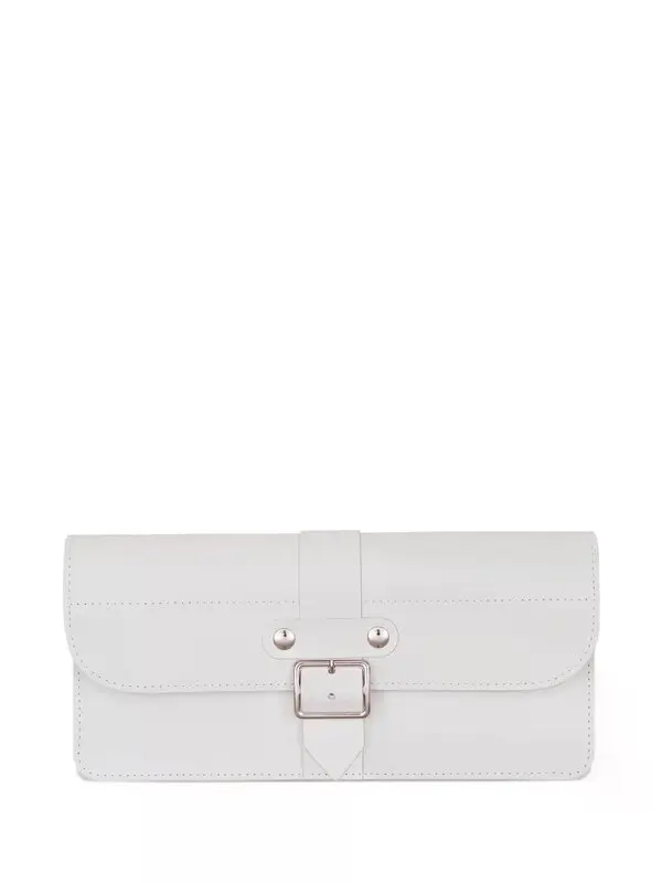 Comme Des Garçons Buckle Leather Wallet - White