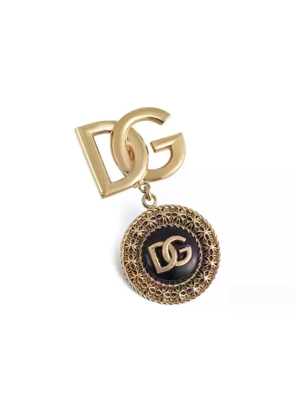 Dolce & Gabbana Dg Medallion Earrings - Gold