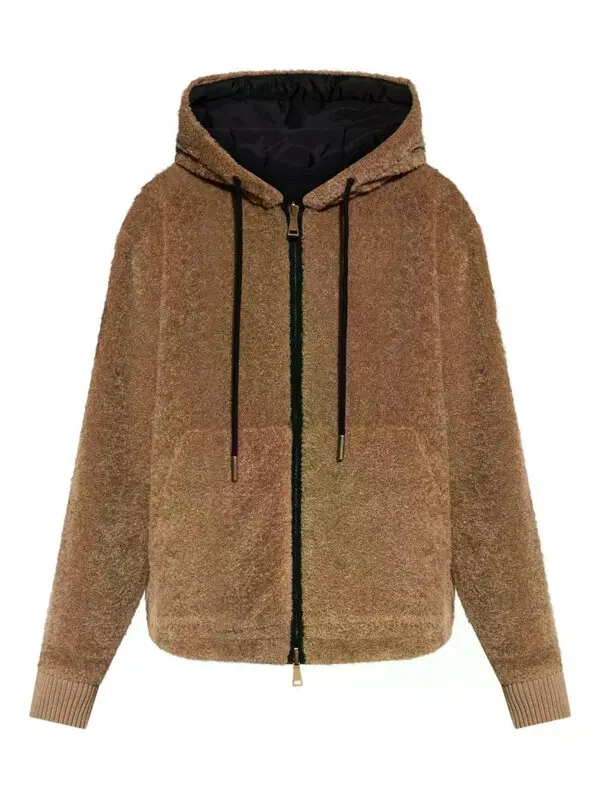 Moncler Hooded Teddy Fleece Jacket