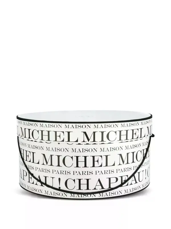 MAISON MICHEL Logo Hat Box