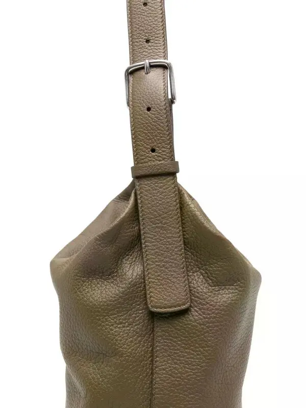 THE ROW Isa Leather Shoulder Bag - Brown