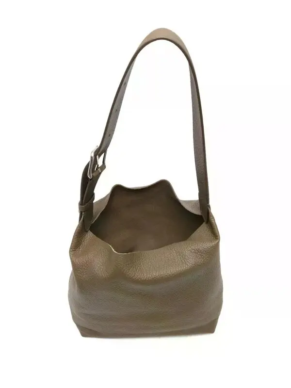 THE ROW Isa Leather Shoulder Bag - Brown