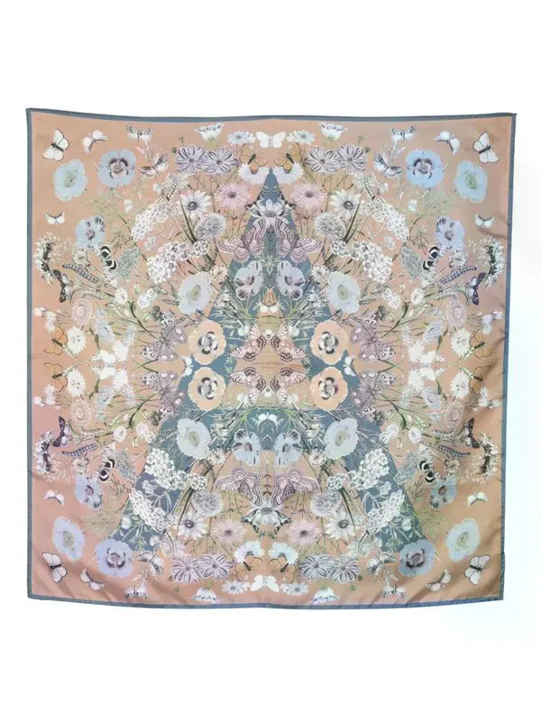 ASPINAL OF LONDON Botanical Silk Scarf