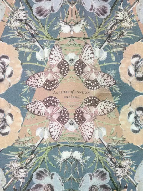 ASPINAL OF LONDON Botanical Silk Scarf
