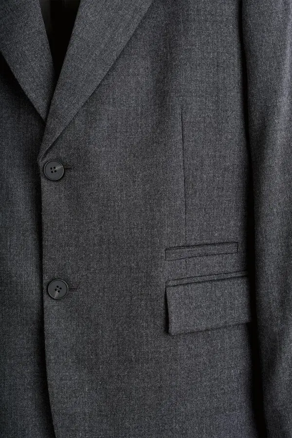 Cos Single-breasted Wool Blazer