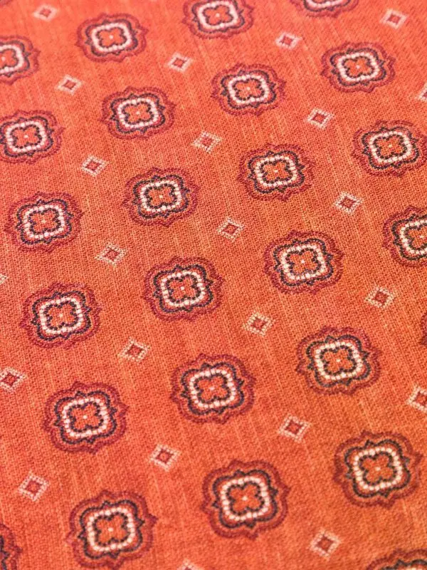 Brunello Cucinelli Geometric-print Pocket Square