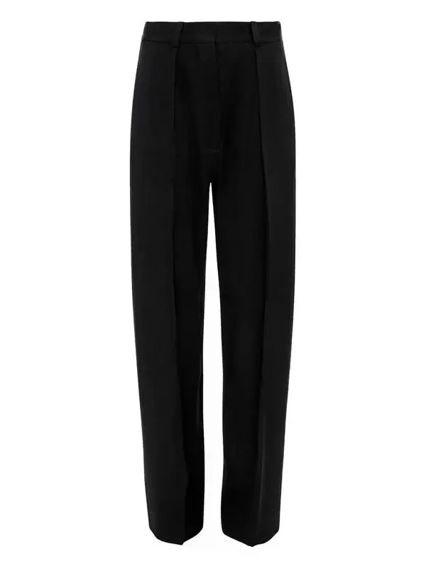 Victoria Beckham Pleated Wide-leg Trousers