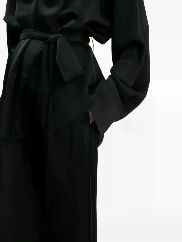 Victoria Beckham Pleated Wide-leg Trousers