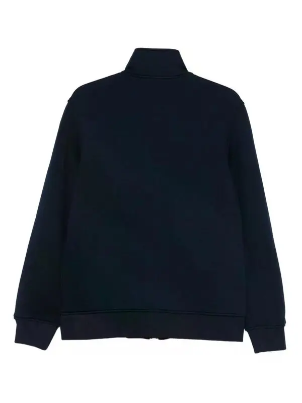 K-WAY Zip-fastening Ribbed Hem Sweater