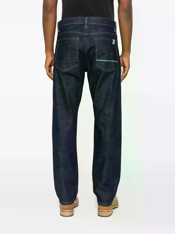 TRC Button-fly Straight Leg Jeans