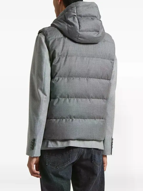 Peserico Hooded Quilted Gilet