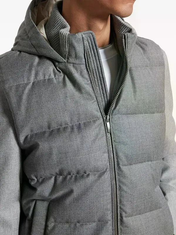 Peserico Hooded Quilted Gilet