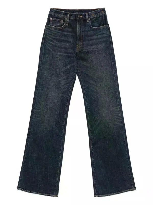 R13 High-waisted Wide Leg Jeans