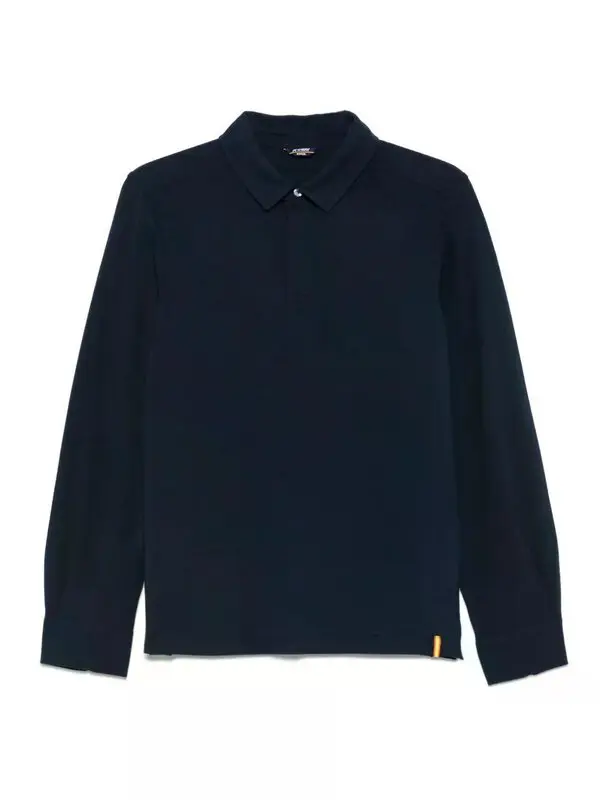 K-WAY Long-sleeve Polo Shirt - Blue