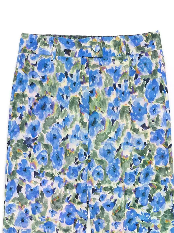 Malìparmi Floral Print Trousers