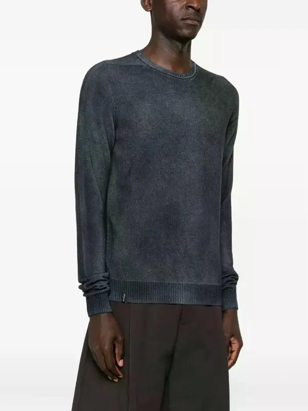 AROVESCIO Crew Neck Long Sleeve Sweater