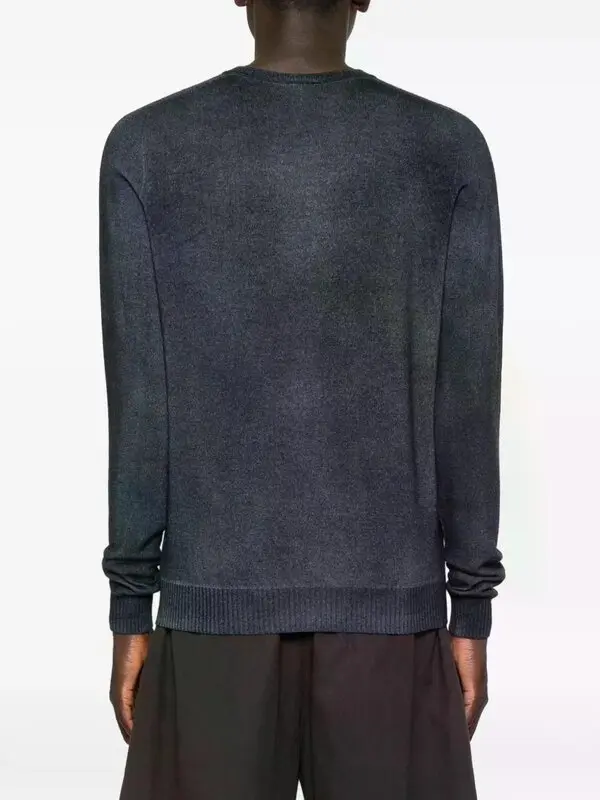 AROVESCIO Crew Neck Long Sleeve Sweater