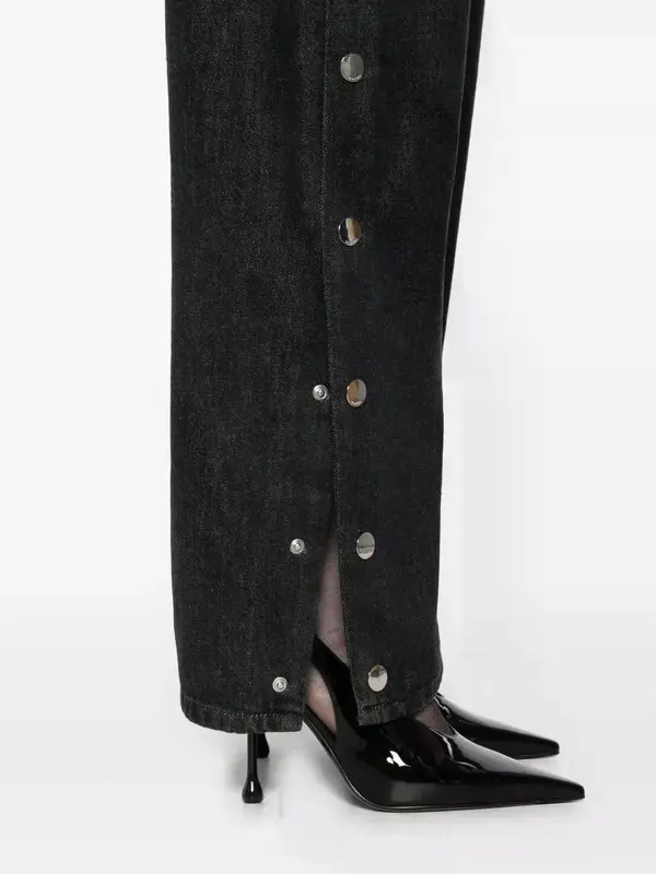 Sportmax Galante Side-button Jeans - Black