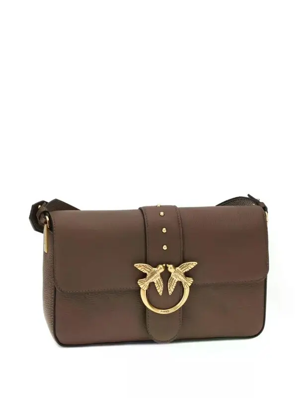 Pinko Large Love Shoulder Bag - Brown