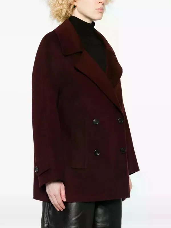 ARMA Double-breasted Wool Coat - Green