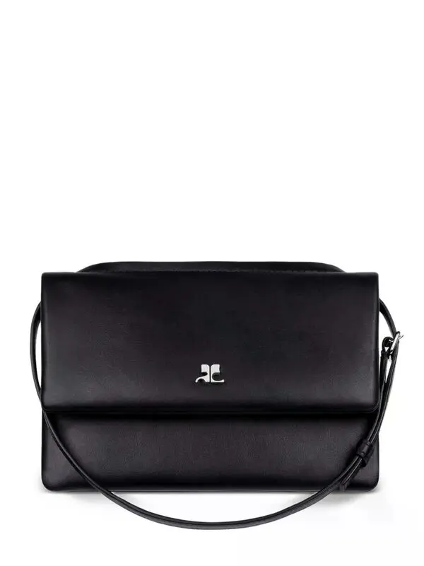 COURREGES Cuff Leather Shoulder Bag