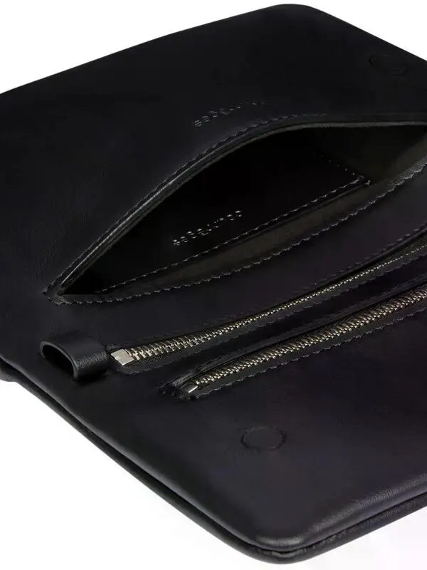 COURREGES Cuff Leather Shoulder Bag