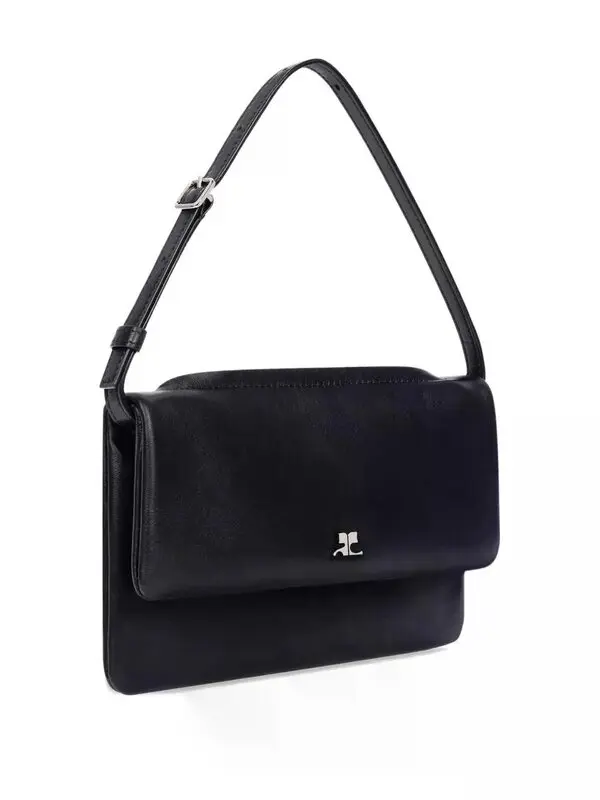 COURREGES Cuff Leather Shoulder Bag
