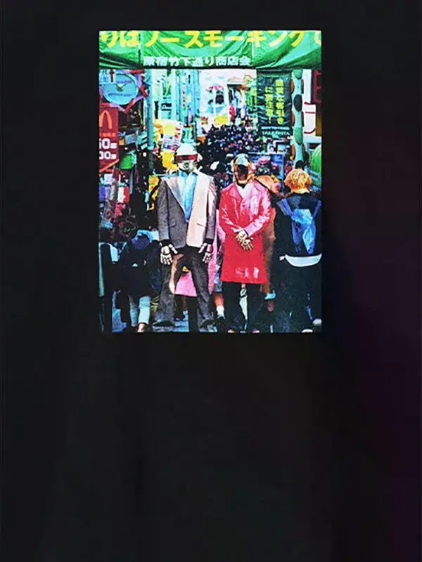 PLEASURES X Daft Punk Harajuku T-shirt - Black