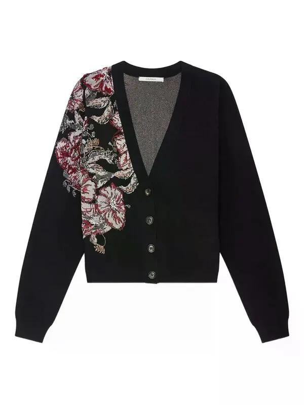 Malìparmi Floral-jacquard Cardigan