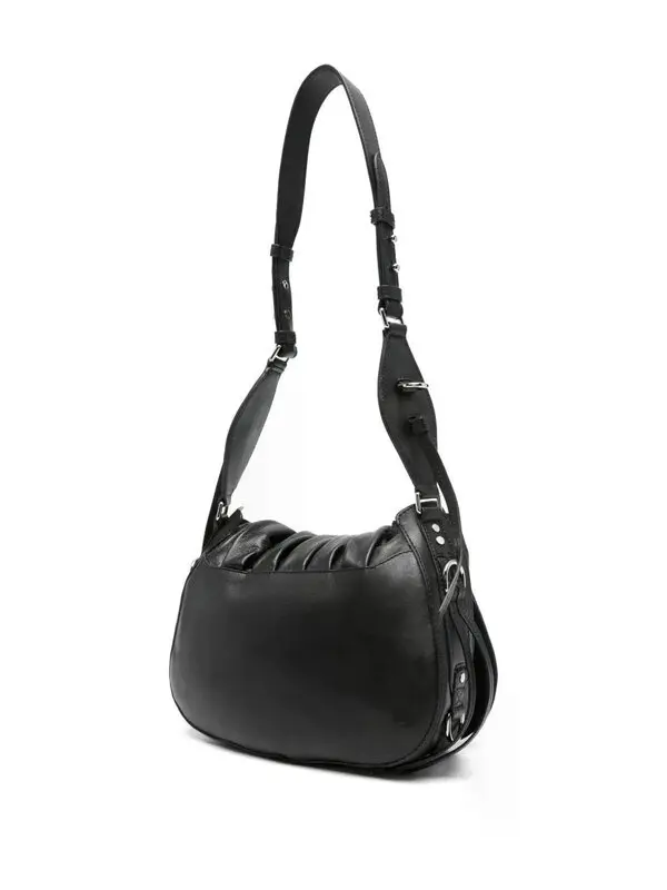 Isabel Marant Étoile Pleated-detail Drawstring Shoulder Bag - Black